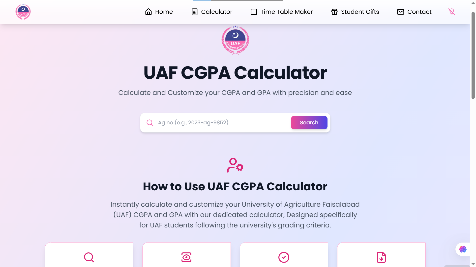 UAF CGPA Calculator | Calculate UAF GPA & CGPA | UAF Student Portal